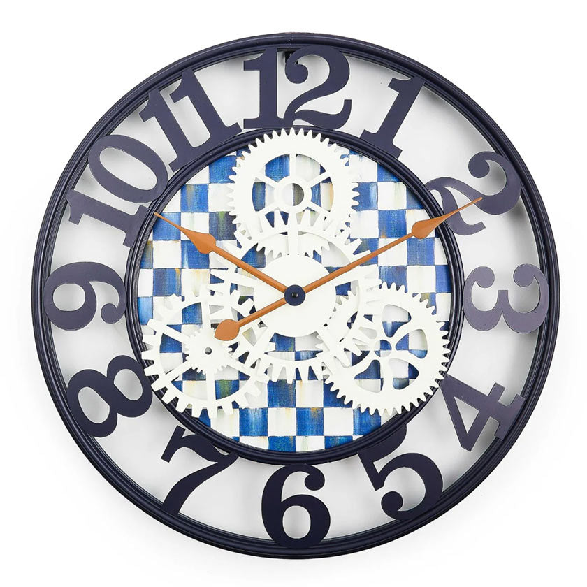 Mackenzie-Childs Royal Check Clocks – David Shuttle Ltd