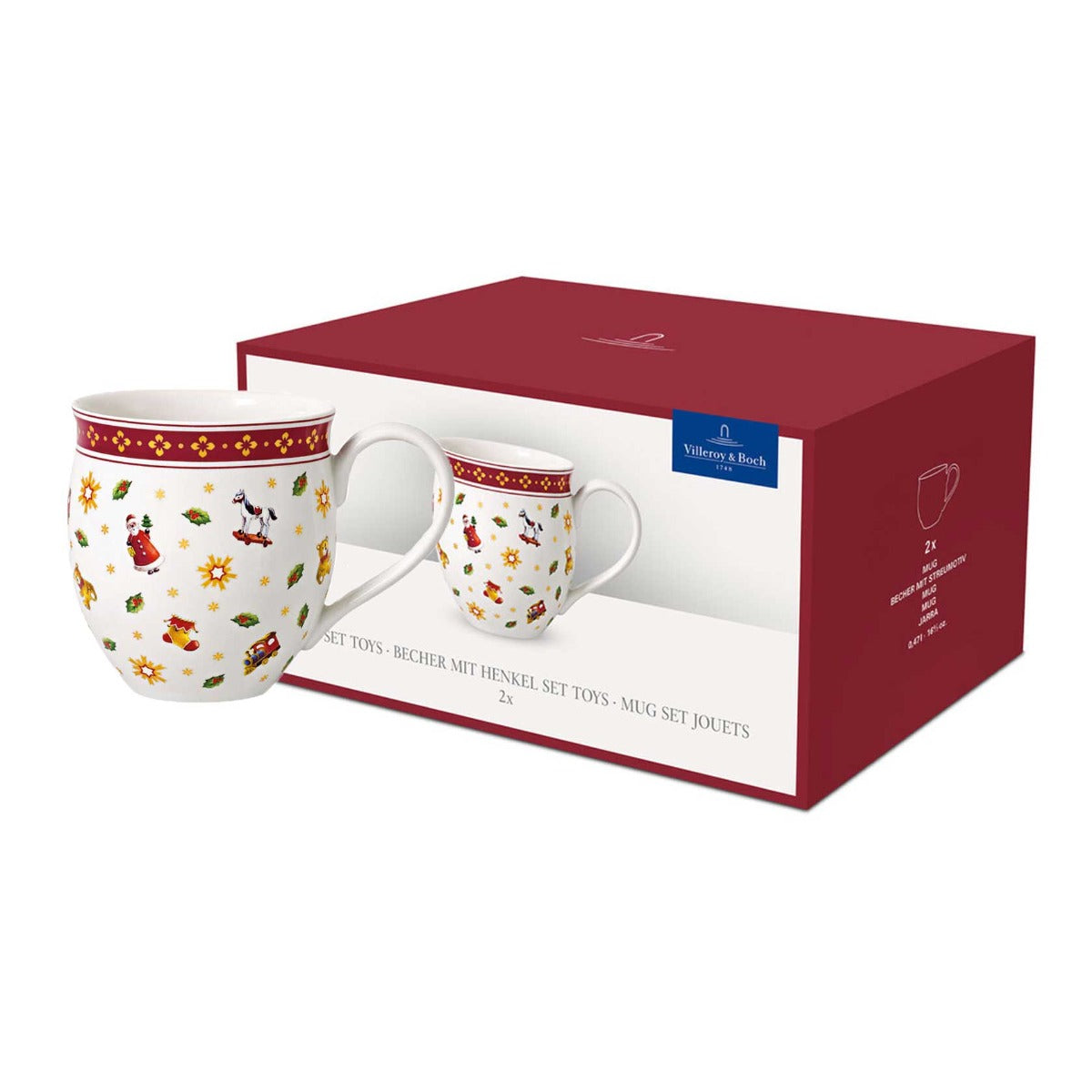 Villeroy & Boch Toy's Delight Toys Coffee Mug, Set of 2 – David Shuttle Ltd