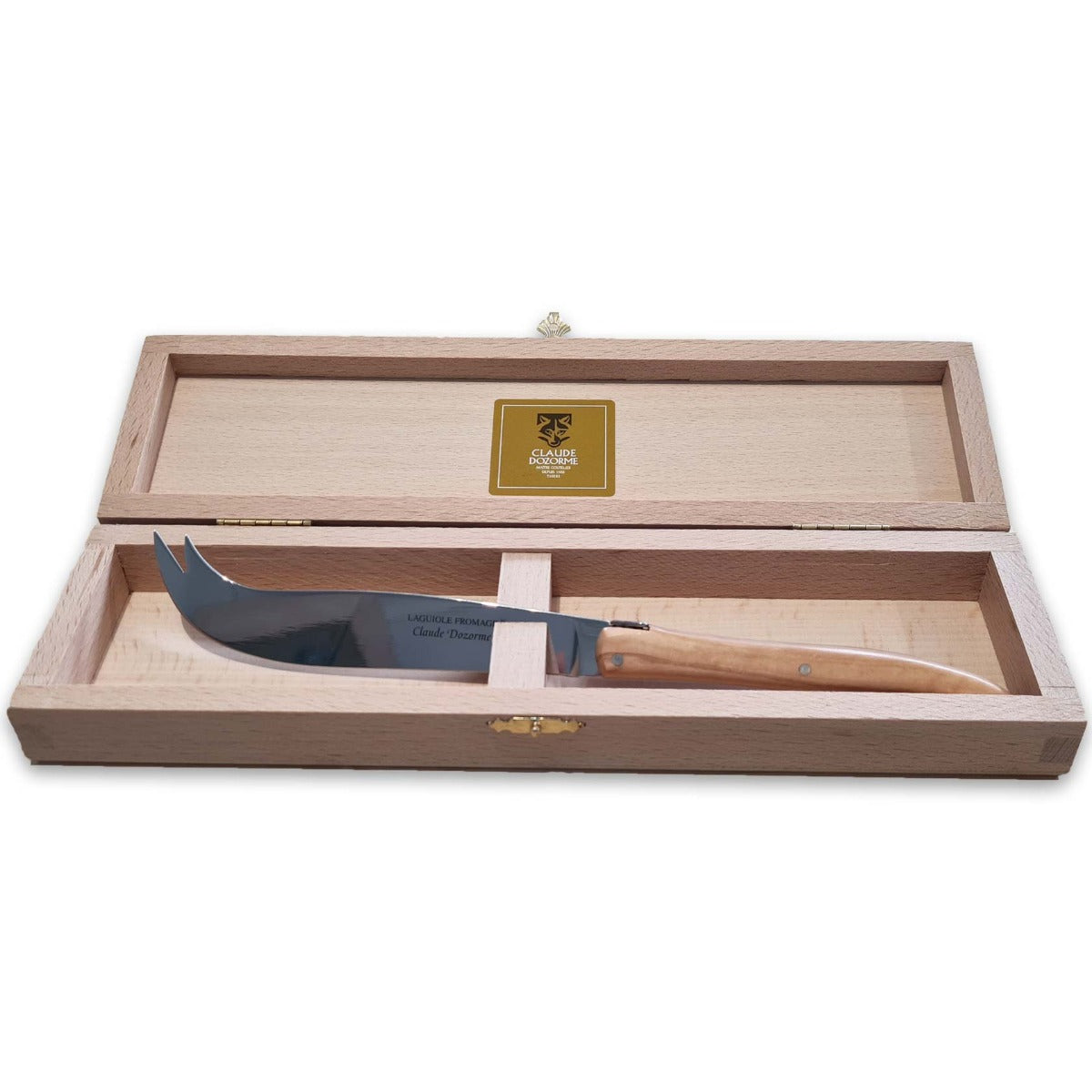 Super Laguiole Cheese Knife, Olive Wood, by Claude Dozorme – David ...