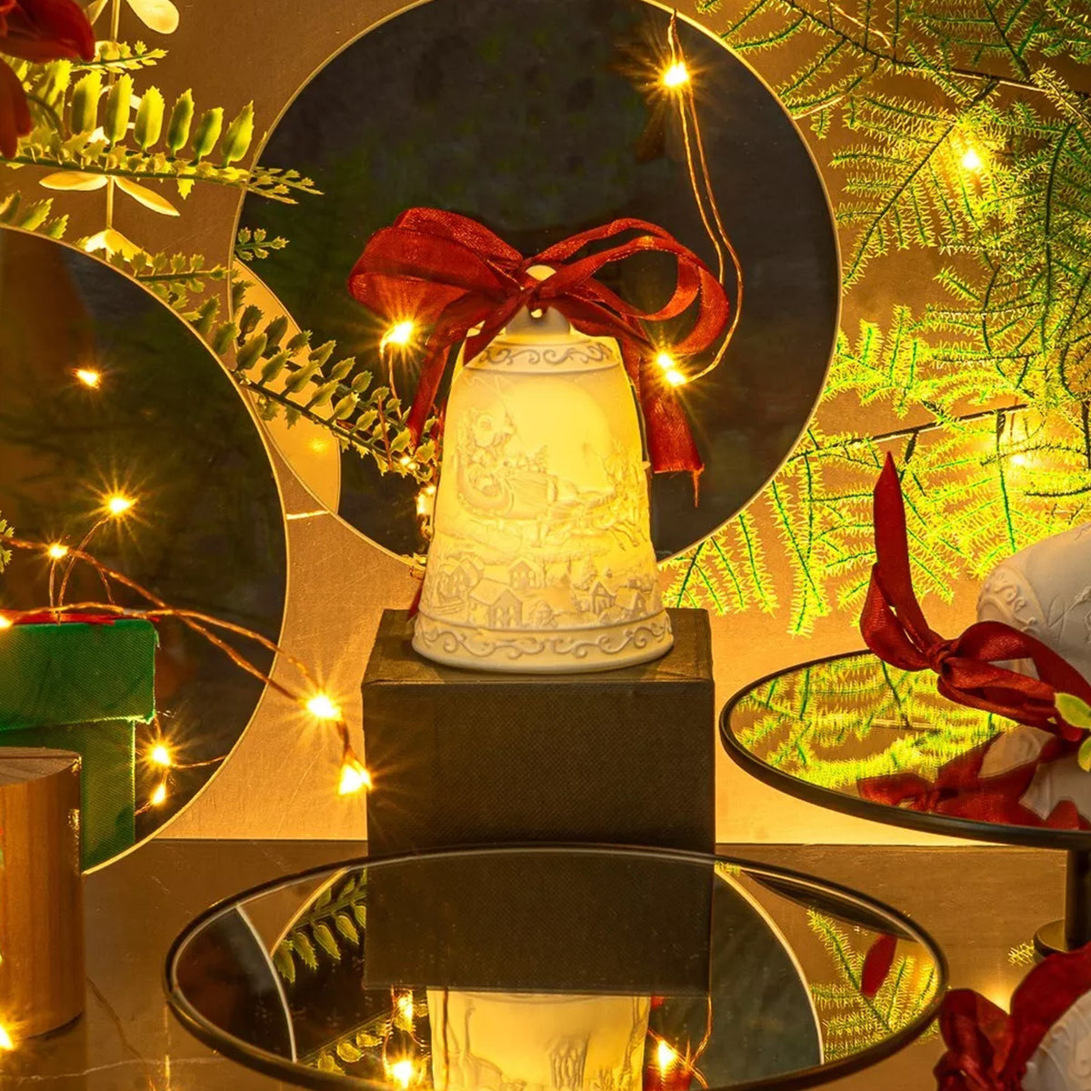 Welino Christmas Light Glow, Christmas Bells, Flying Sleigh – David ...