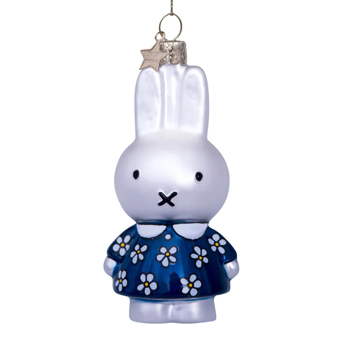 Vondels Nintje/Miffy Blue Flower Dress Ornament – David Shuttle Ltd