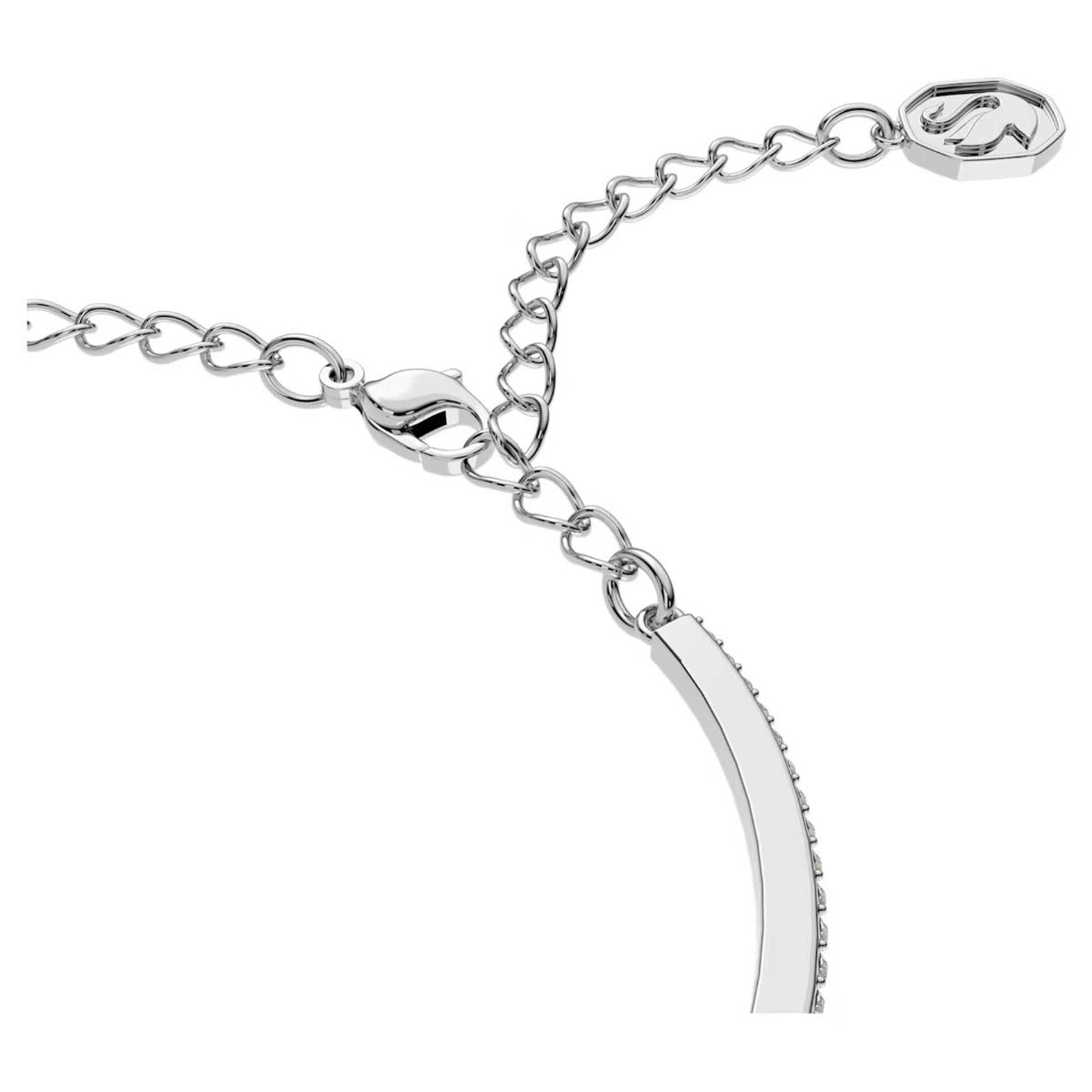 Swarovski Millenia Bangle, Octagon cut, White, Rhodium plated – David ...