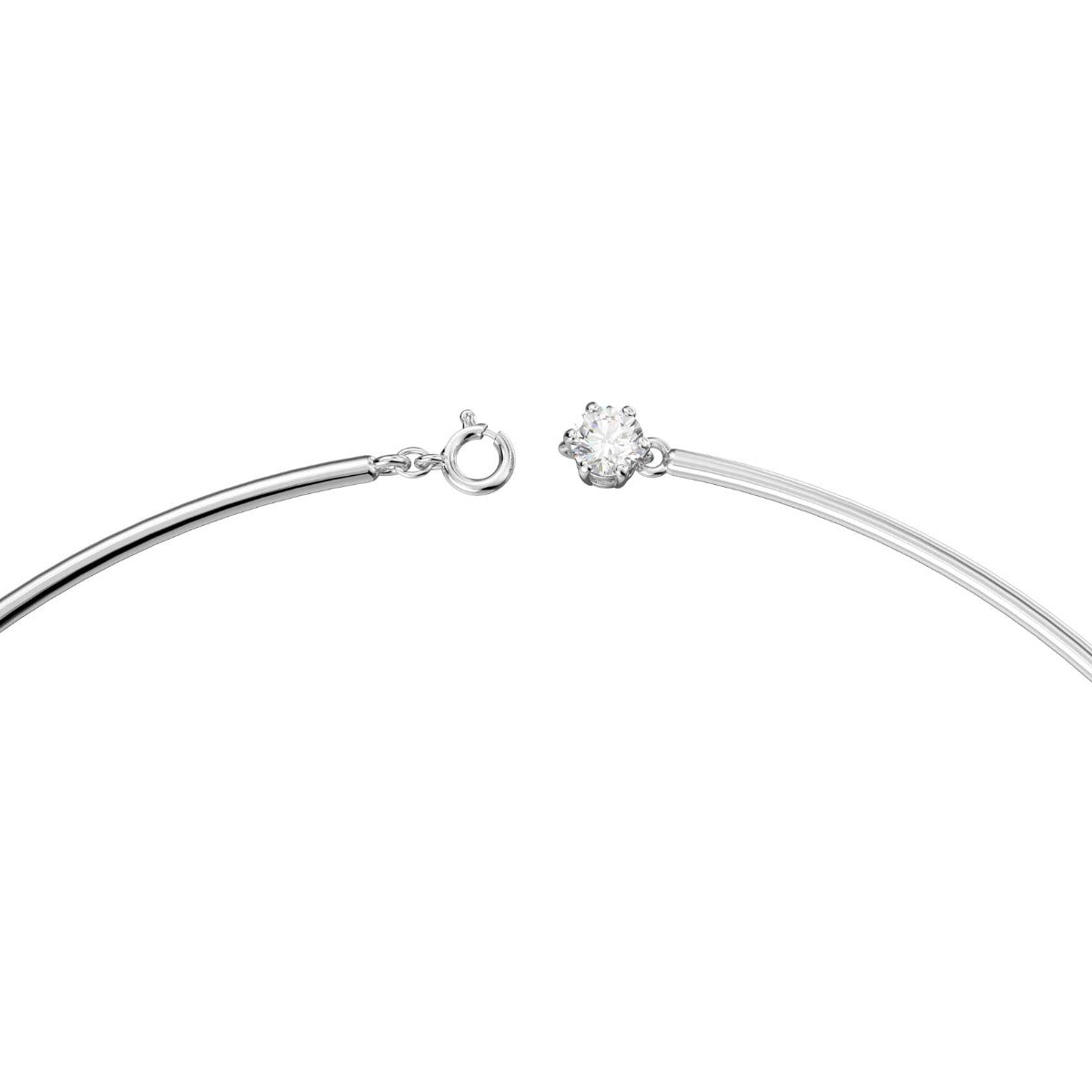 Swarovski Constella Necklace, Round cut, White, Rhodium plated – David ...