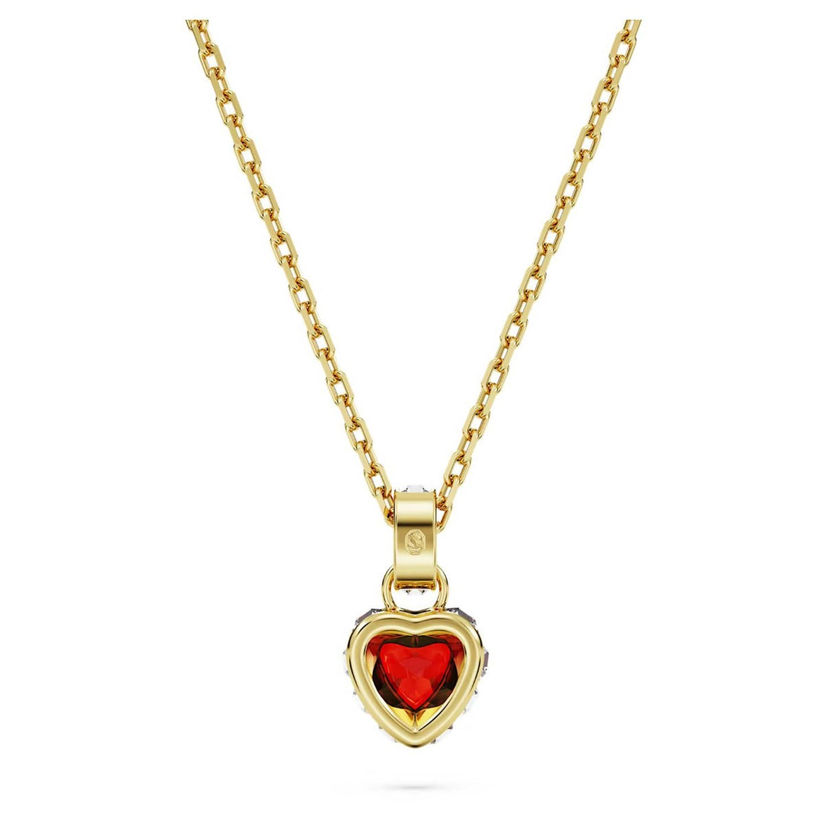 Swarovski Stilla Pendant, Heart, Red, Gold-tone Plated – David Shuttle Ltd
