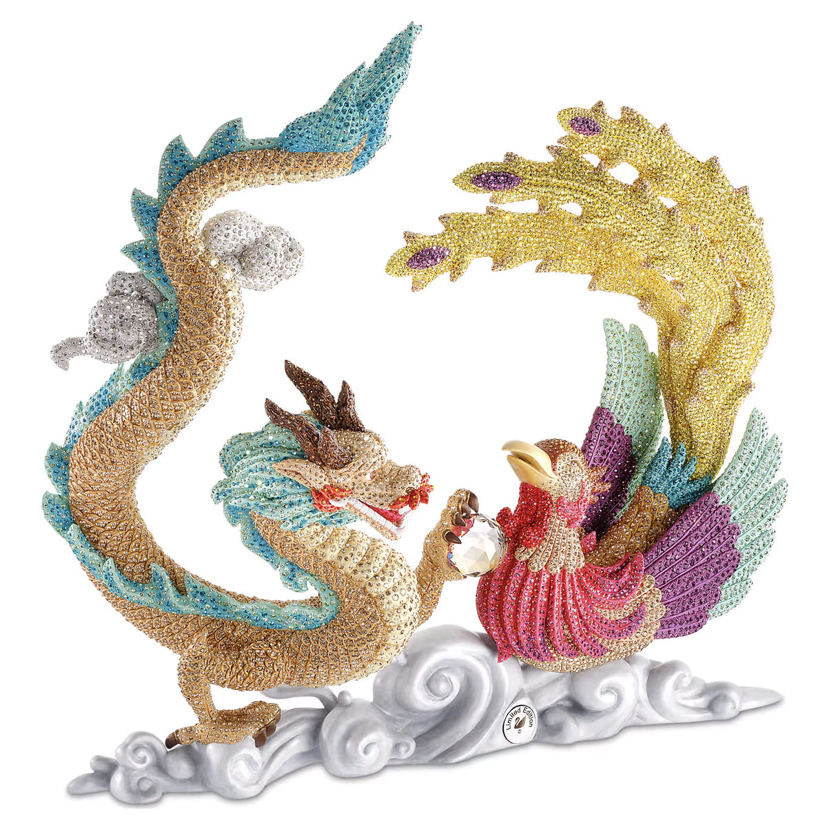 Swarovski Myriad Dragon and Phoenix – David Shuttle Ltd