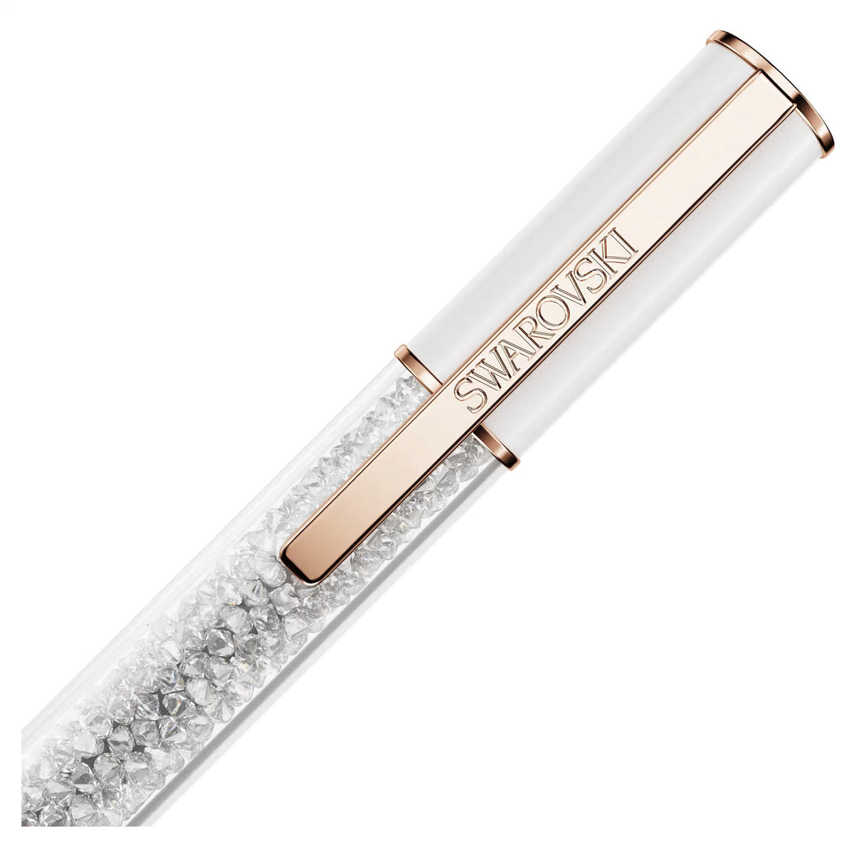 Swarovski Jewellery Crystalline Lustre ballpoint pen, White, Rose gold ...