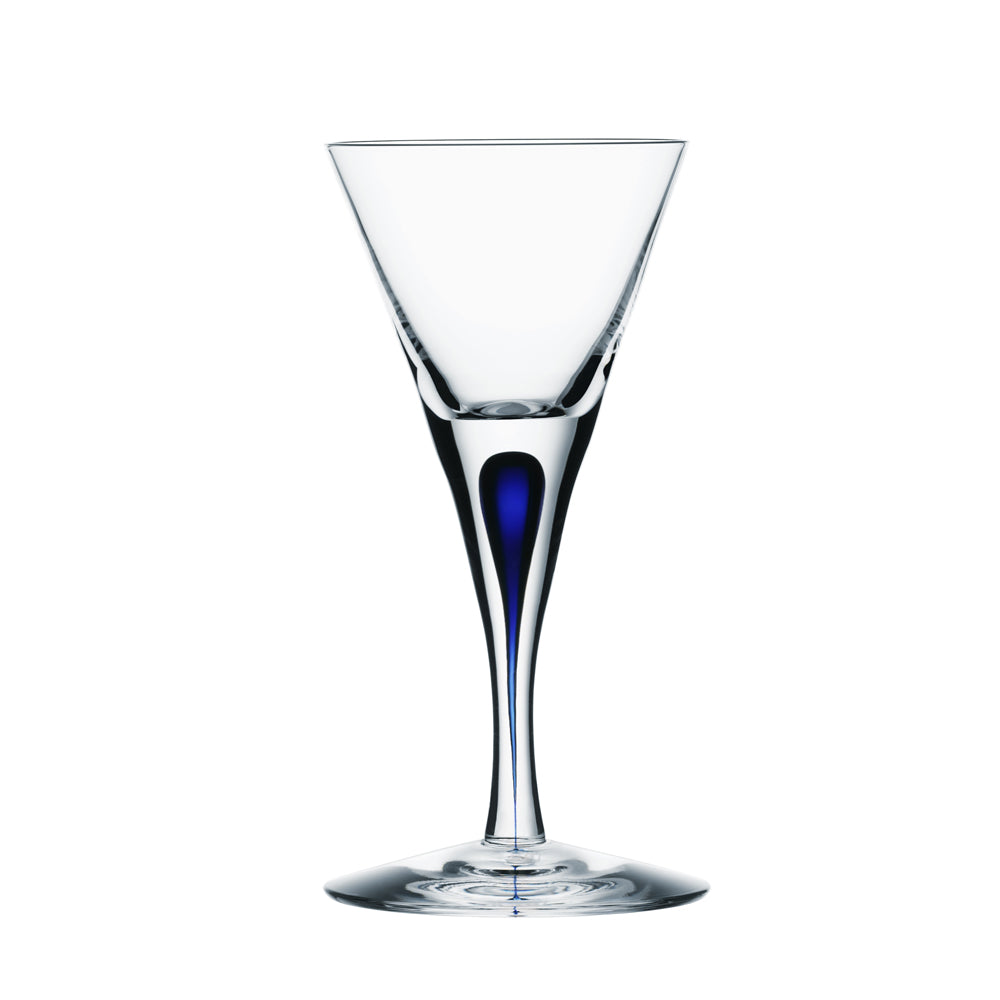 Orrefors Intermezzo Blue Snaps 6cl Glass 6257405 – David Shuttle Ltd