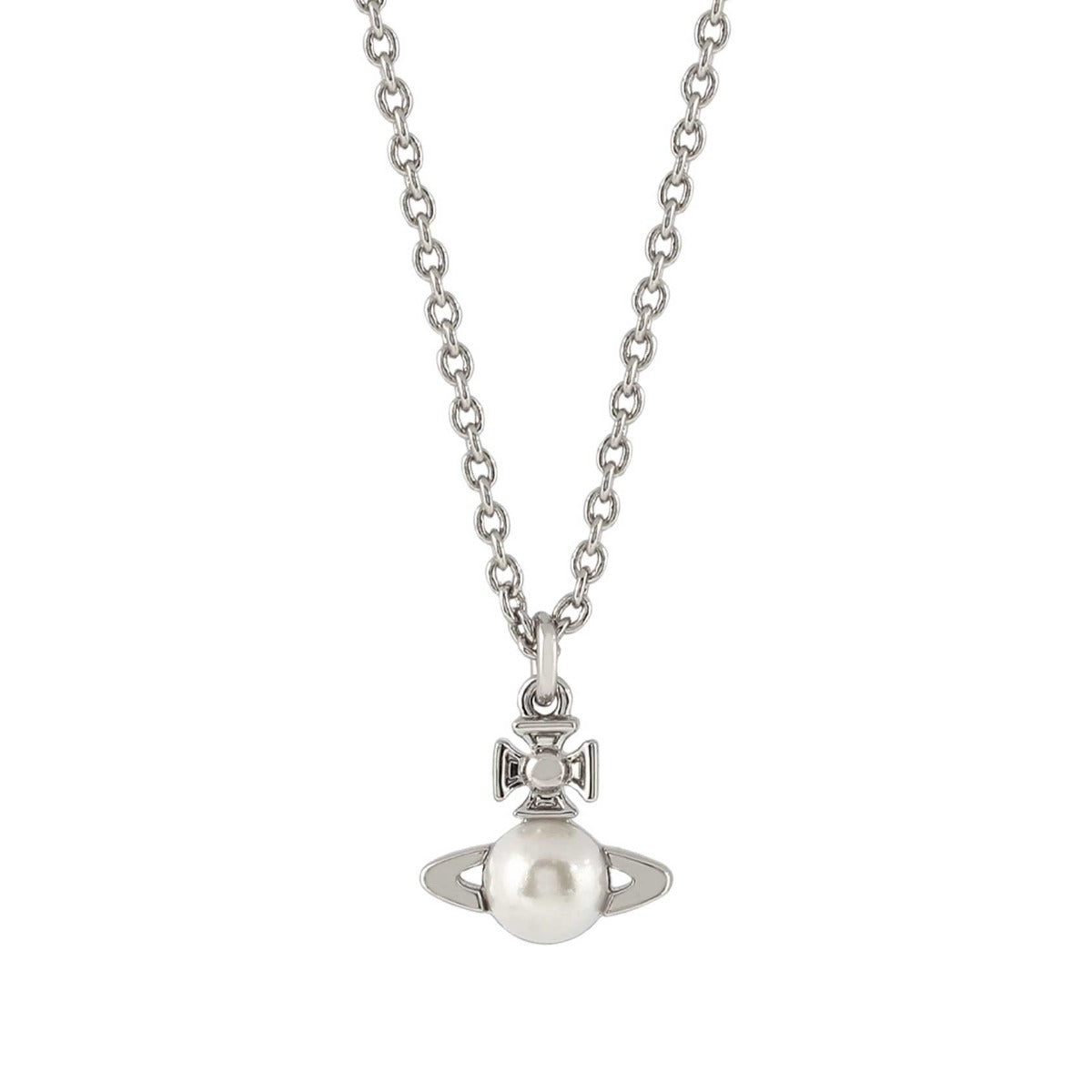 Vivienne Westwood Balbina Pendant, Rhodium Plated – David Shuttle Ltd