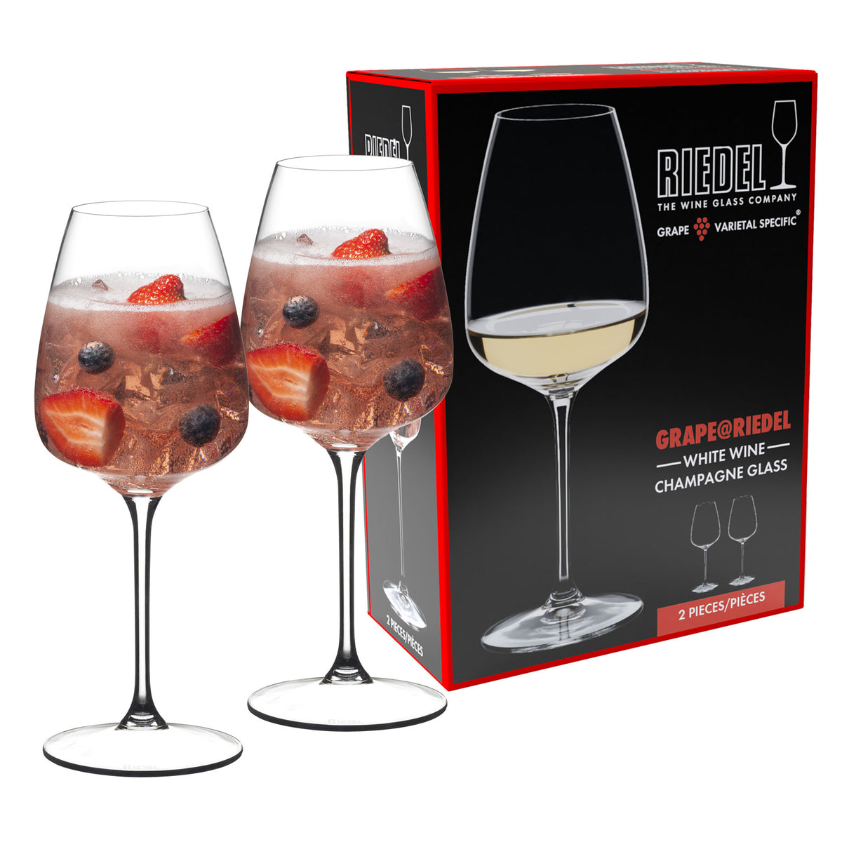 Riedel Crystal Grape@Riedel Crystal White Wine/Champagne Glass/Rose ...