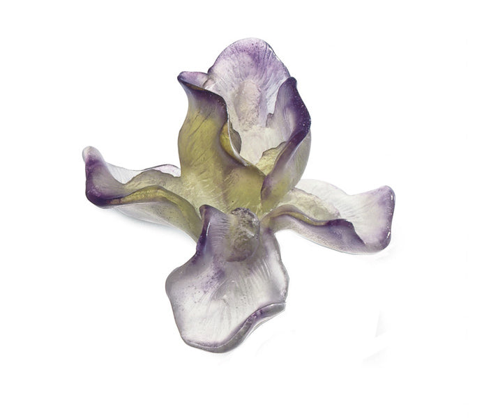 Daum Iris Collection | Purple Flower | Crystal Ornament - David Shuttle ...