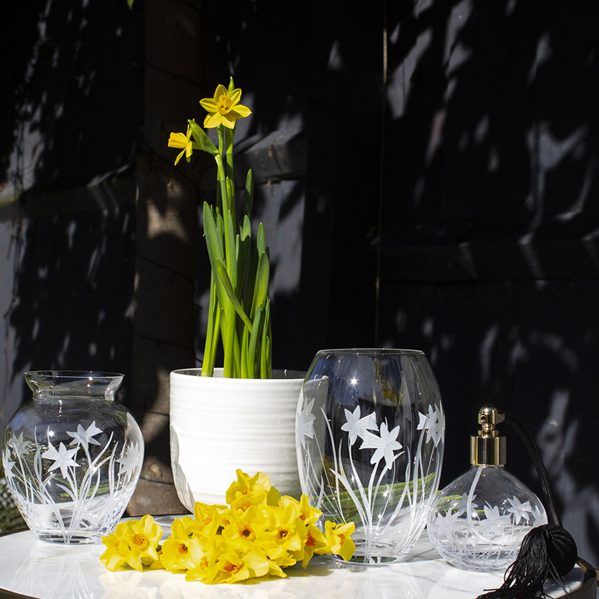 Royal Scot Crystal Daffodils Fruit/Salad Bowl – David Shuttle Ltd