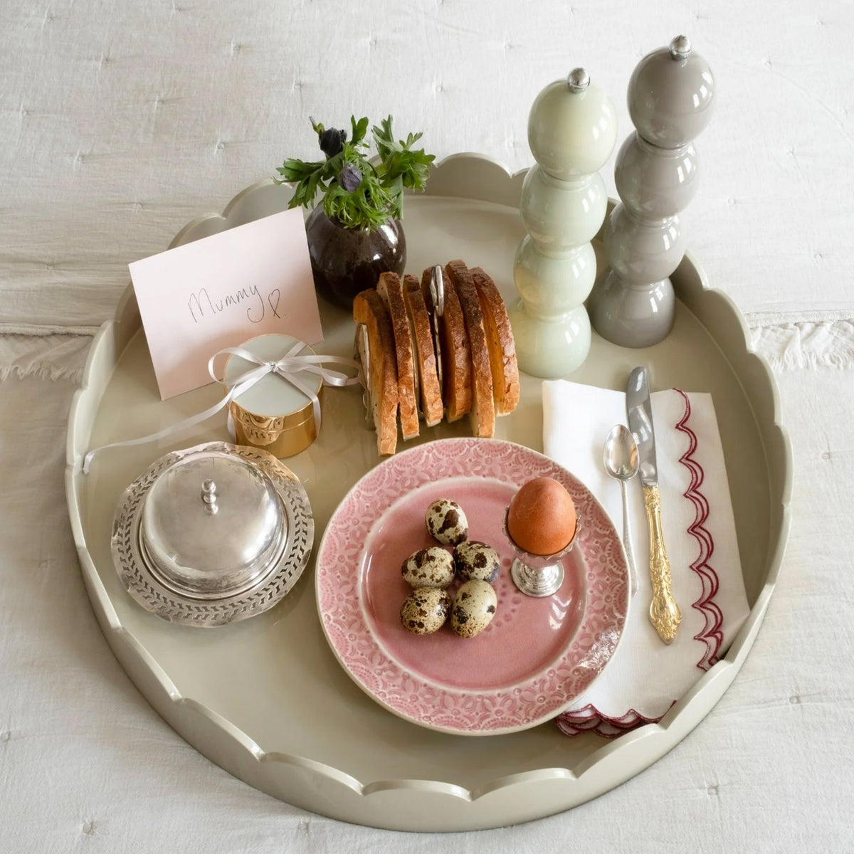 Addison Ross Grey Bobbin Salt / Pepper Mill – David Shuttle Ltd