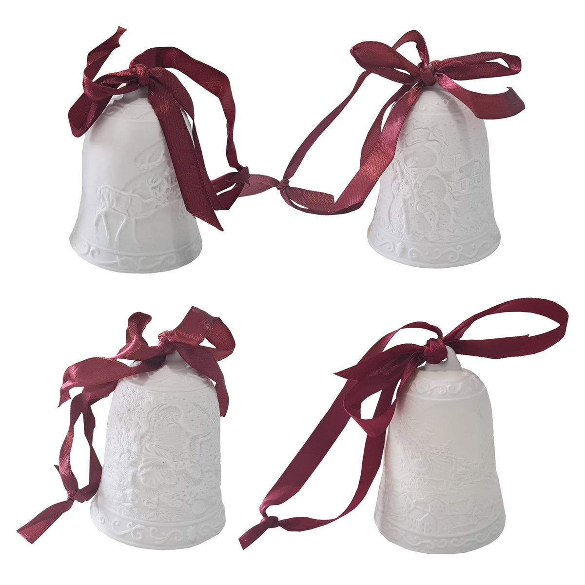 Glow by Welino Christmas Bells, Set of 4 – David Shuttle Ltd