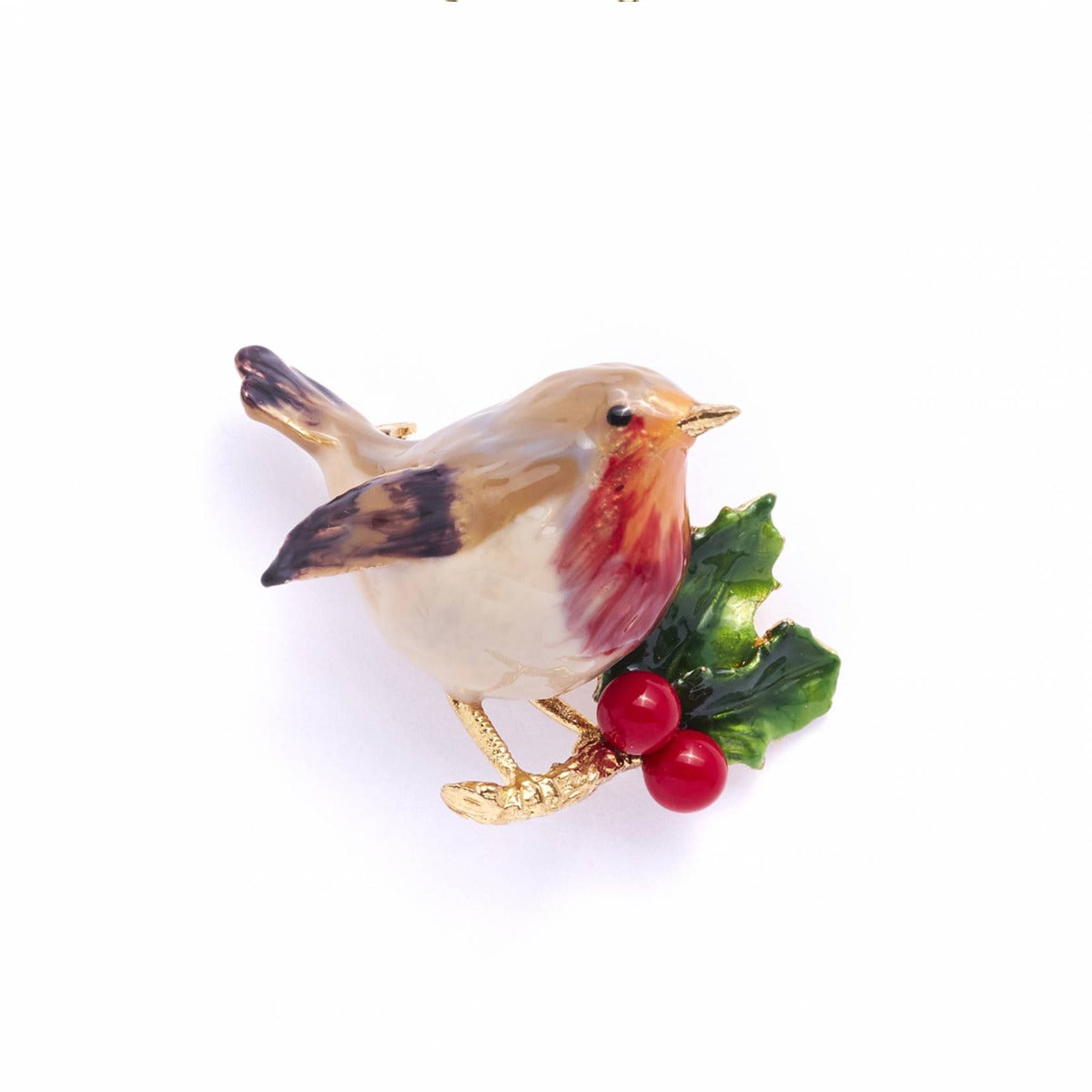 Bill Skinner Robin Brooch – David Shuttle Ltd