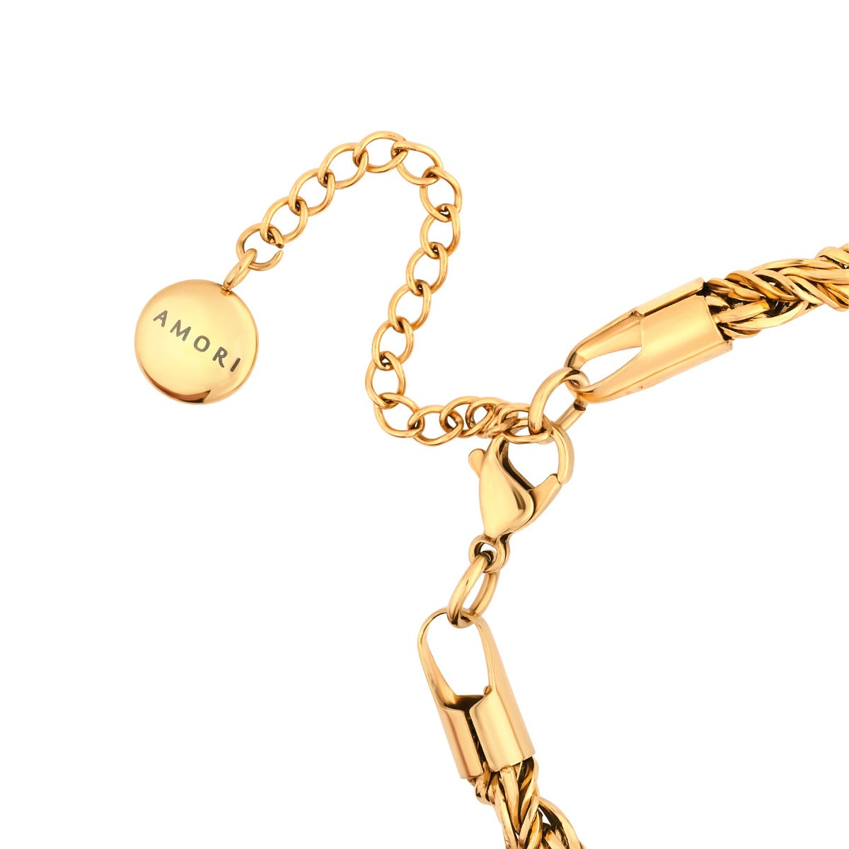 Amori Chord Bracelet, Gold – David Shuttle Ltd