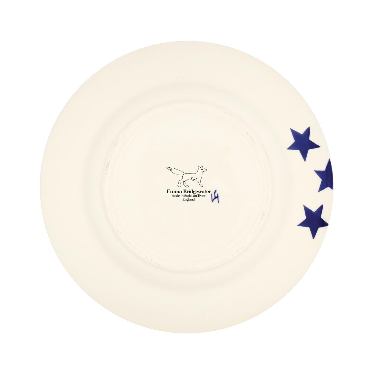 Emma Bridgewater Blue Star 8 1/2 Plate 1BST010063 – David Shuttle Ltd