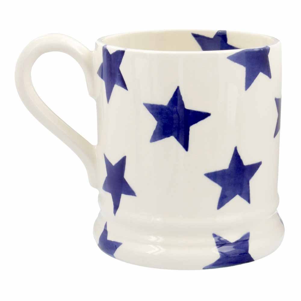 Emma Bridgewater | Blue Star 1/2 Pint Mug - David Shuttle – David ...