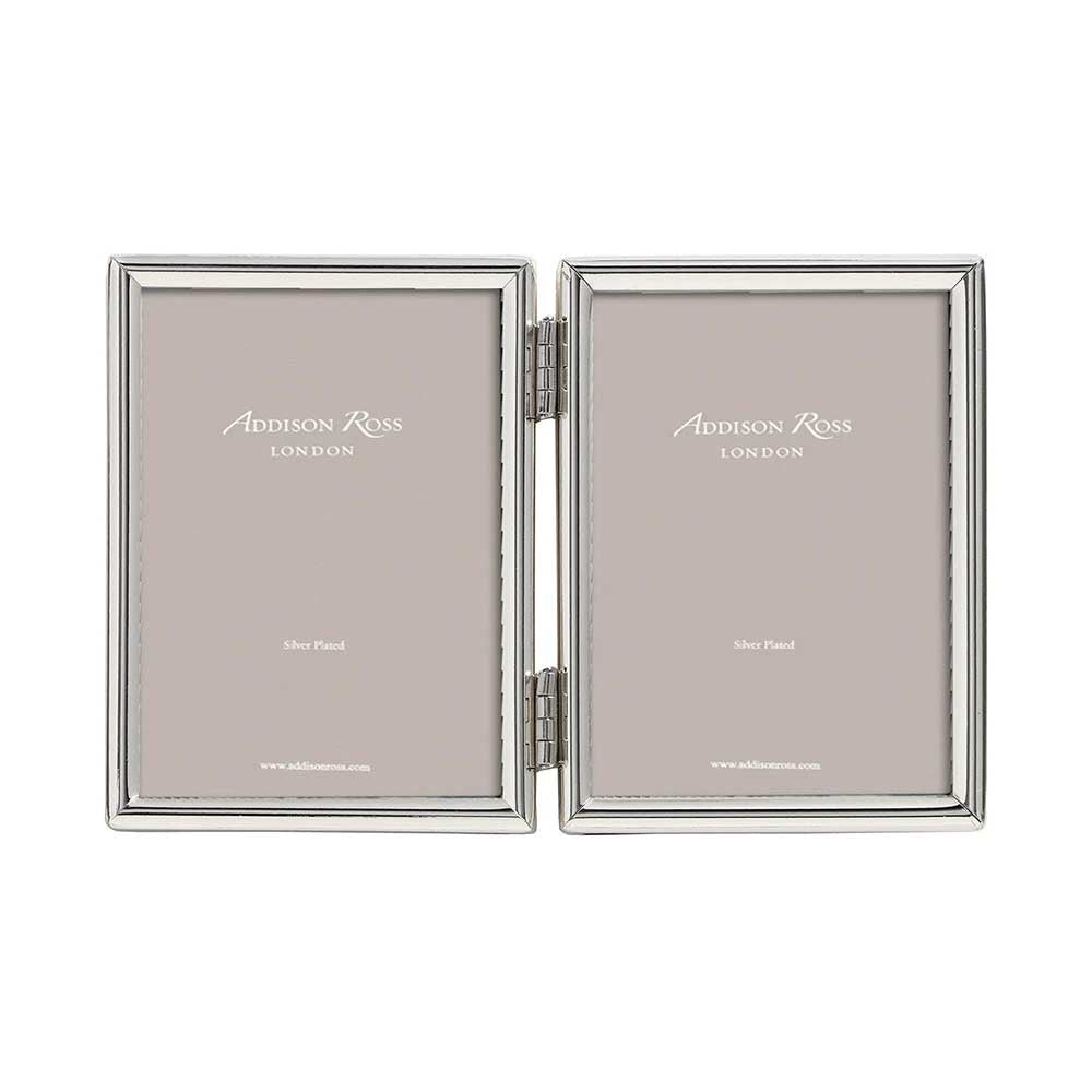 Addison Ross Fine Edged Silver Double Photo Frame – David Shuttle Ltd