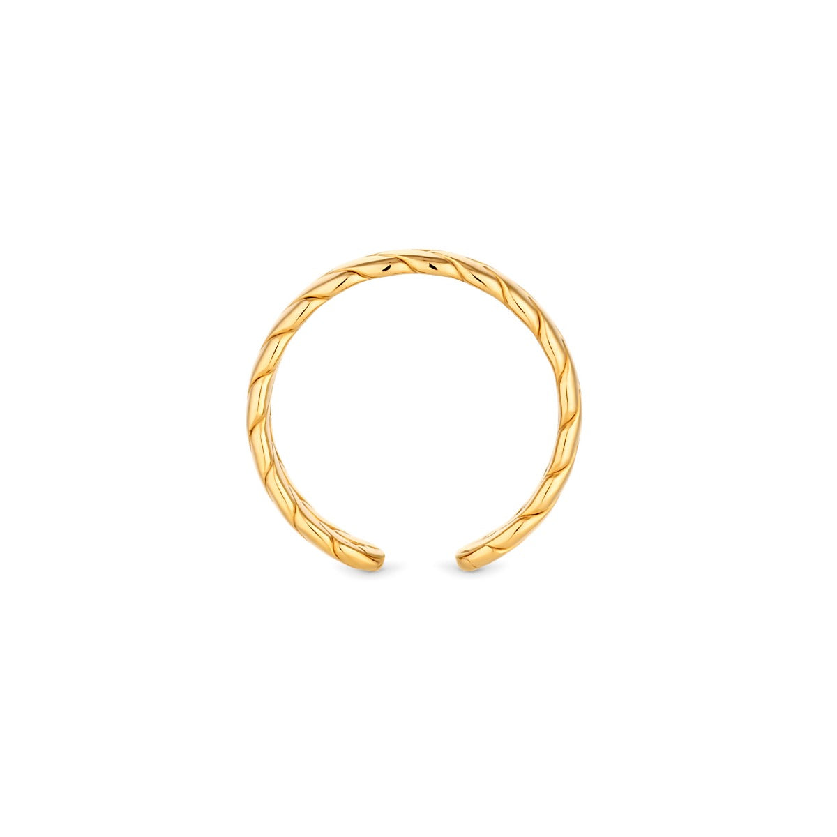 Amori Plait Ring, Gold – David Shuttle Ltd