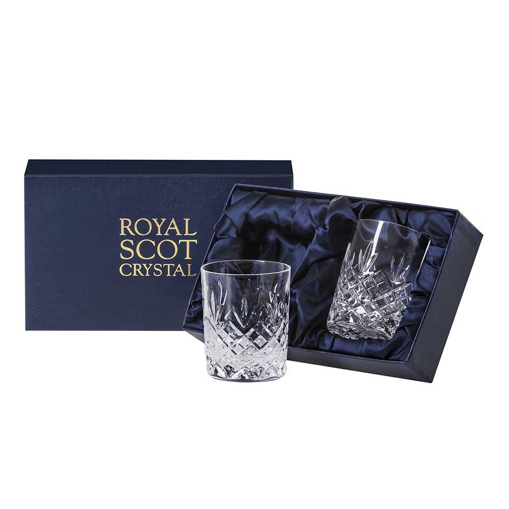 Royal Scot Edinburgh 2 Small Whisky Tumblers – David Shuttle Ltd