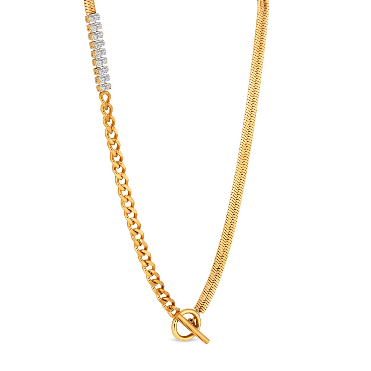 Amori Snake Necklace, Gold – David Shuttle Ltd