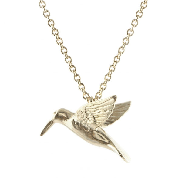 Alex Monroe Hummingbird Necklace Sterling Silver