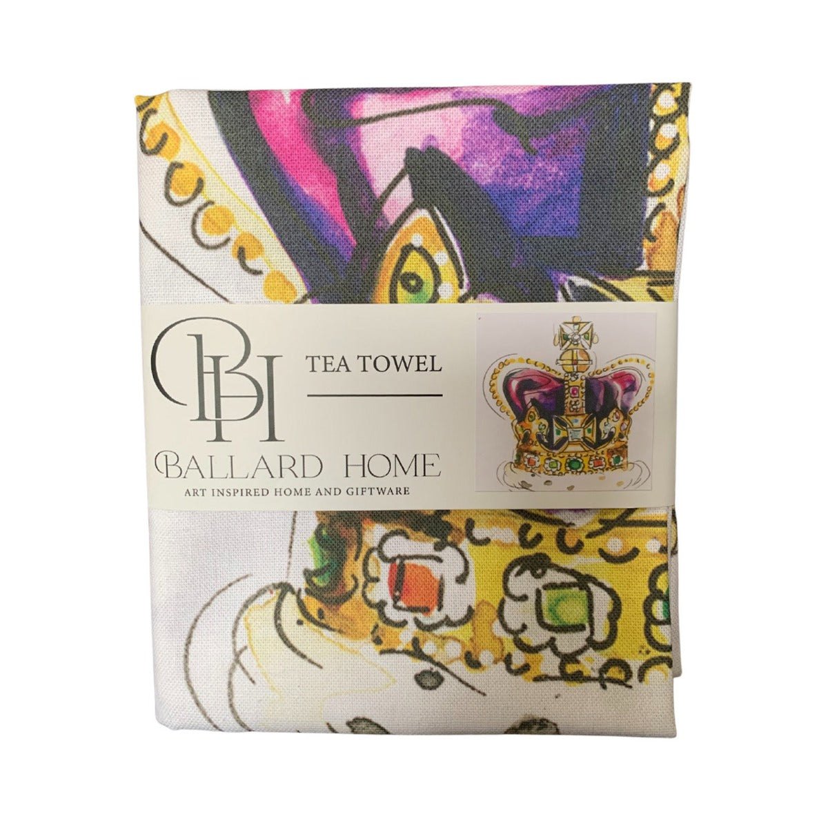 Ballard Home Limited Edition King Charles Tea Towel – David Shuttle Ltd